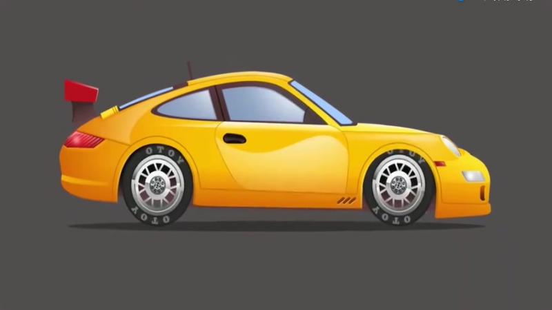 动漫玩具：大卡车与小汽车的故事，儿童动画视频