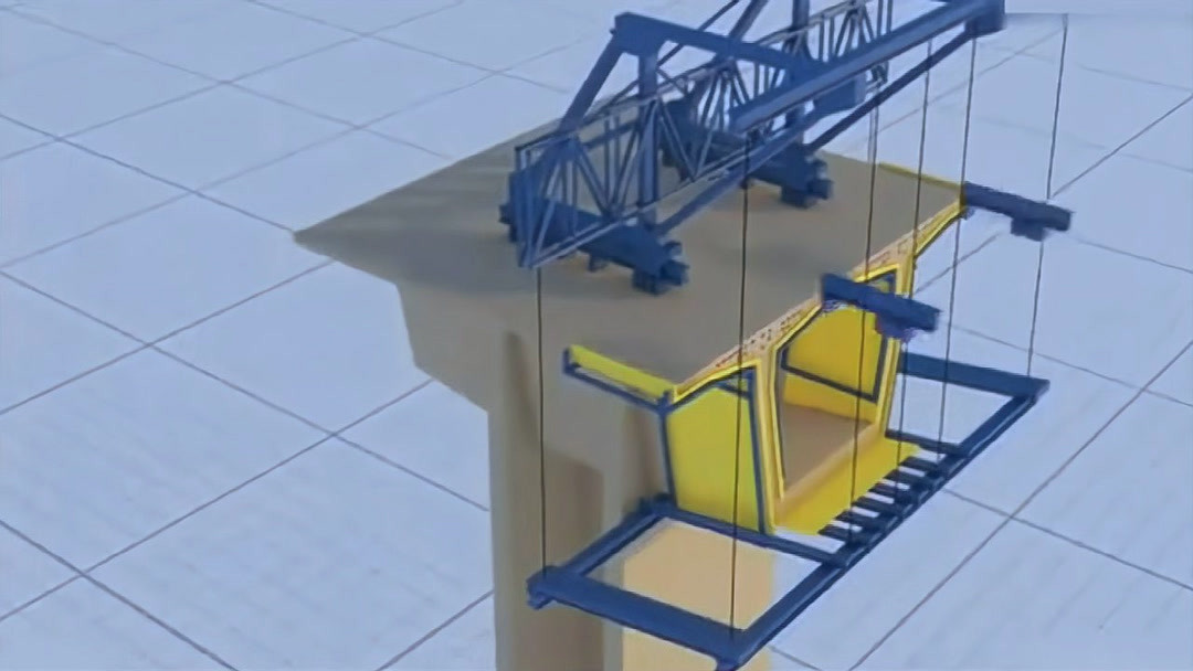 桥梁悬臂浇筑施工过程演示,原来方法是这样的