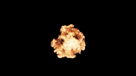 大爆炸核弹烟雾真实特效