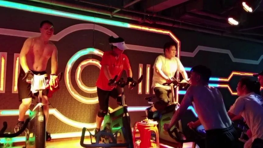 动感单车,活力四射,激情澎湃…