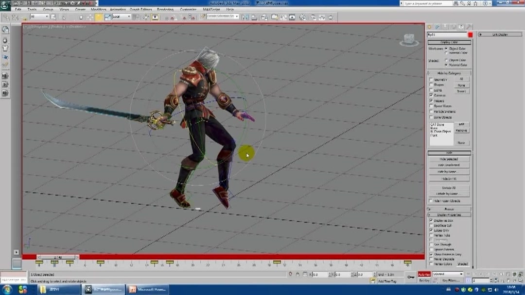 第十九讲_死亡动作1_关键帧的制作