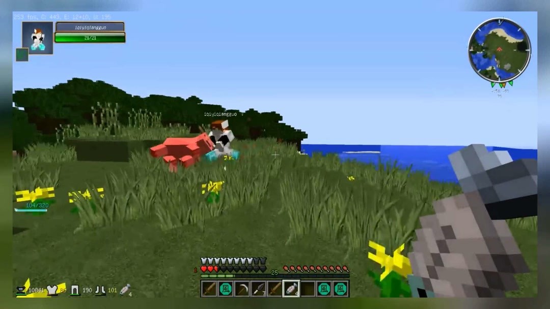 我的世界火影忍者疾风传:木鱼领悟螺旋手里剑,还有爆表的伤害