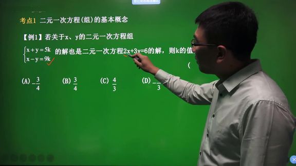 初中数学 16讲 二元一次方程组【下】