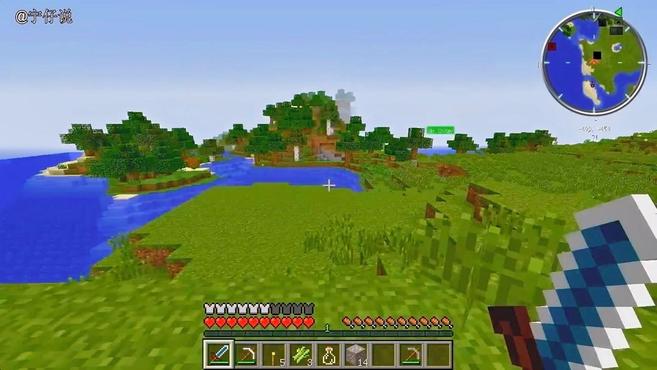 我的世界大杂烩生存:一招下峡谷小技巧你学会了吗