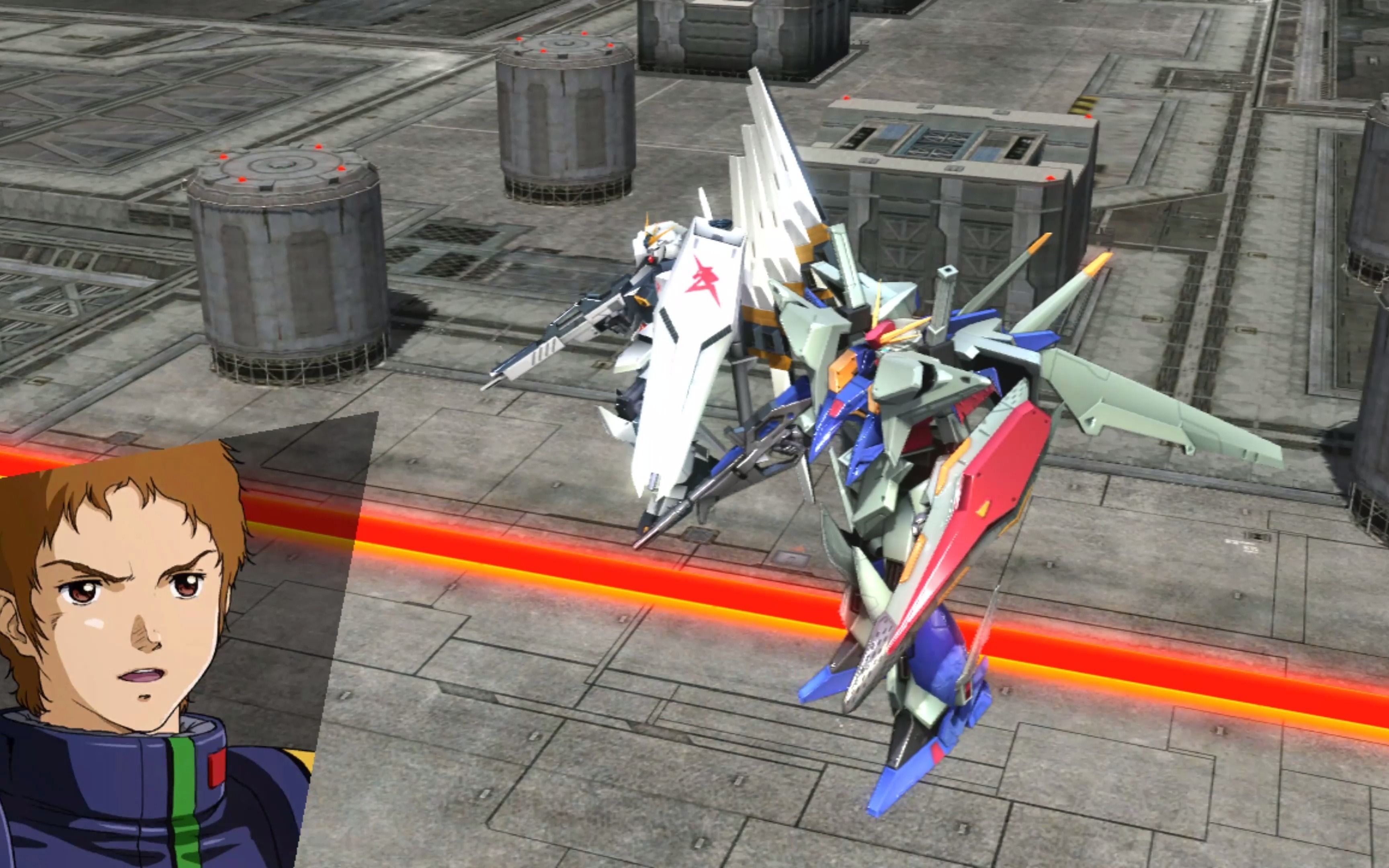 【exvsfb】柯西大白鹅,单机打高人测试ps3模拟器CPU有点跑不动,手柄...