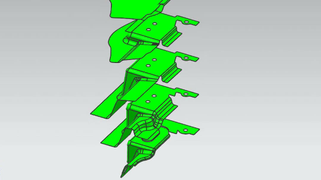 CAE R3 连续模具柔性带料CAE分析