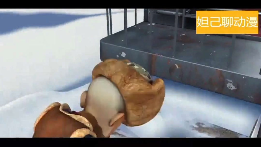 《熊出没之过年》光头强想回家过年,追了一路火车,还是没来得及