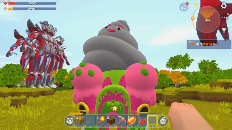 迷你世界:发现迷你城堡,头顶还有一个奶油妖怪