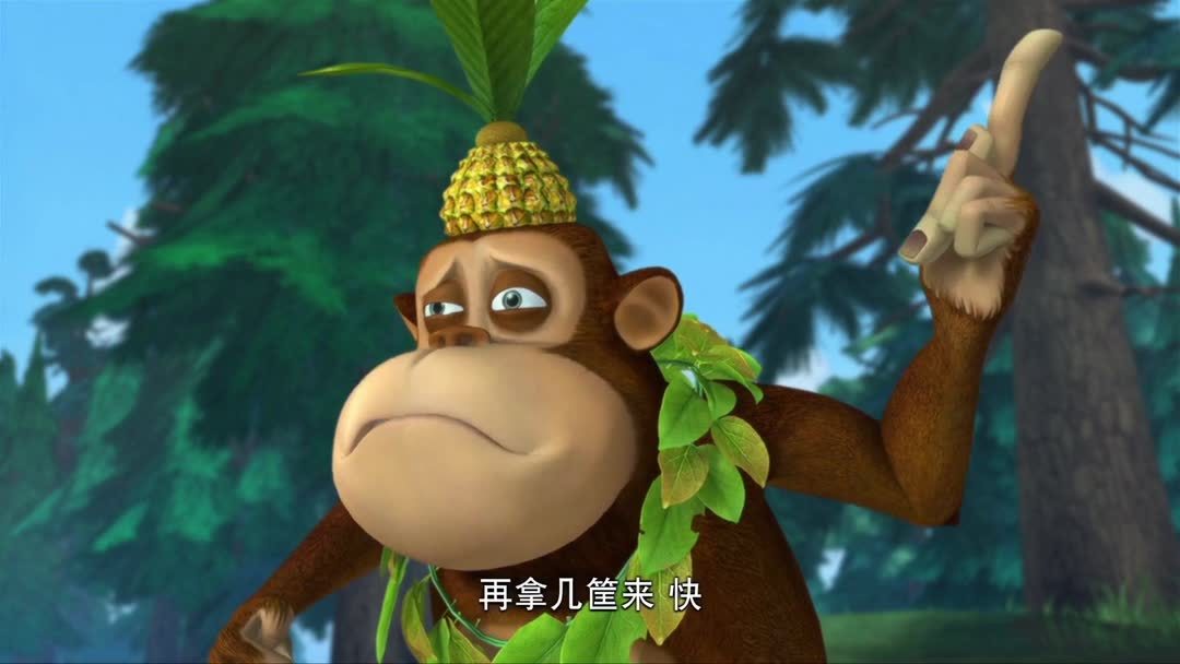 经典儿童搞笑动画片,回到丛林下