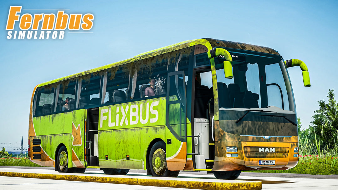 长途客车模拟:报废车开上路 从法国第戎搭载乘客前往瑞士 | 4K60