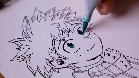 这绝不是初学者,这样画动漫!简直太好看了!