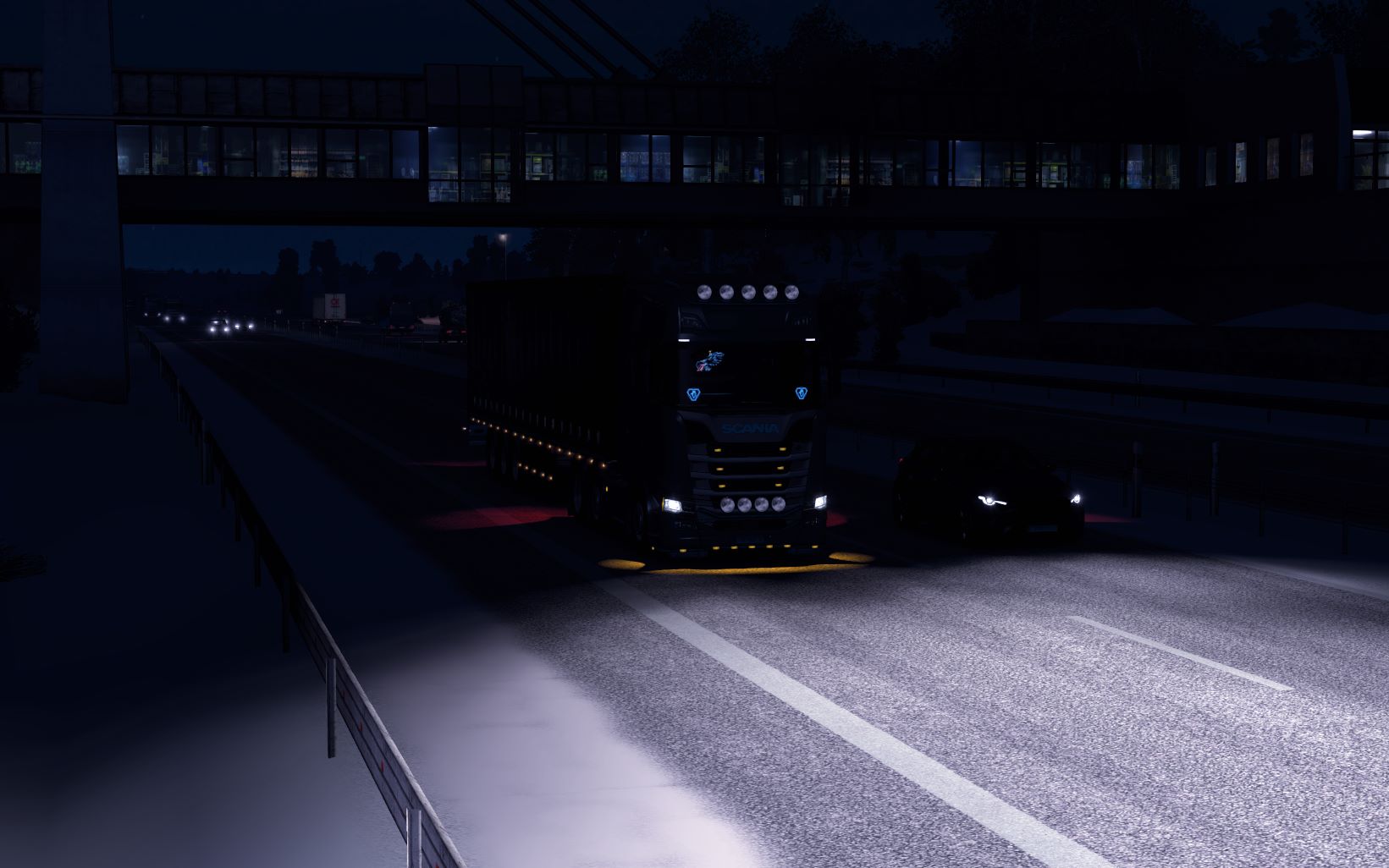 【欧洲卡车模拟2】2018圣诞货运任务(1):延雪平(瑞典)——帕尔迪斯基(...