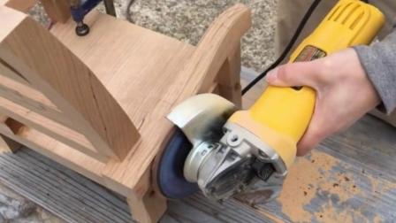 制作一把实木凳子,本以为很普通,看到成品众人抢着要