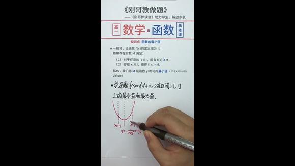 求函数的最大值最小值《刚哥教做题》Ex04