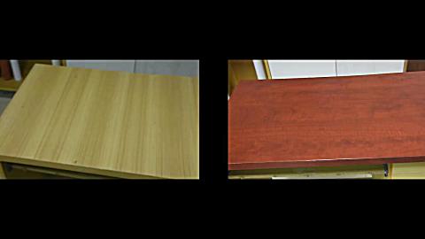 加厚防水自粘墙纸彩装膜旧家具衣柜书桌翻新贴纸木纹宿舍学生贴纸