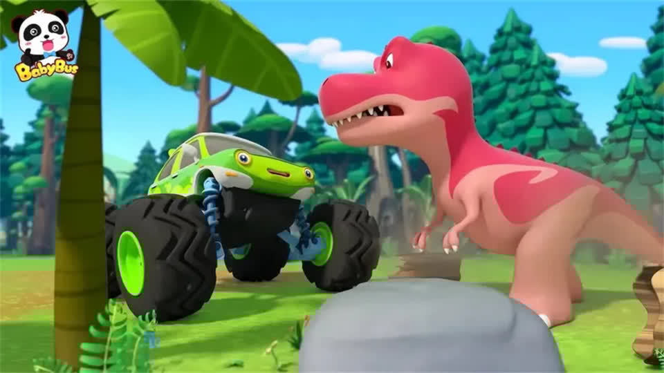 儿童益智动画:宝贝们穿越到了恐龙世界