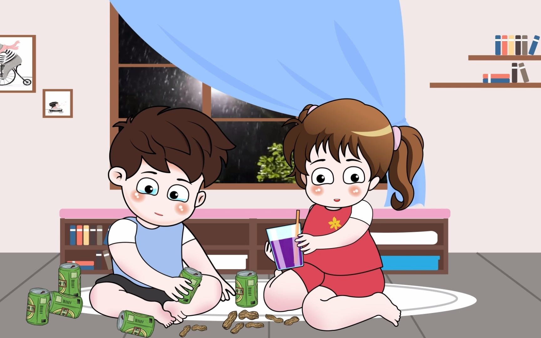 第一次用AE做的动画,这个年太难了!