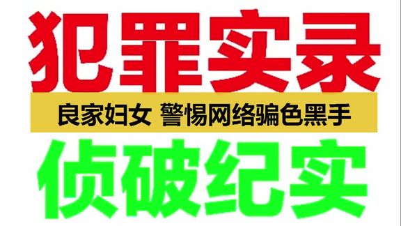 良家妇女 警惕网络骗色黑手,案件侦破纪实,天网恢恢疏而不漏