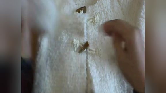 手工编织教程 绒线短装(后片)