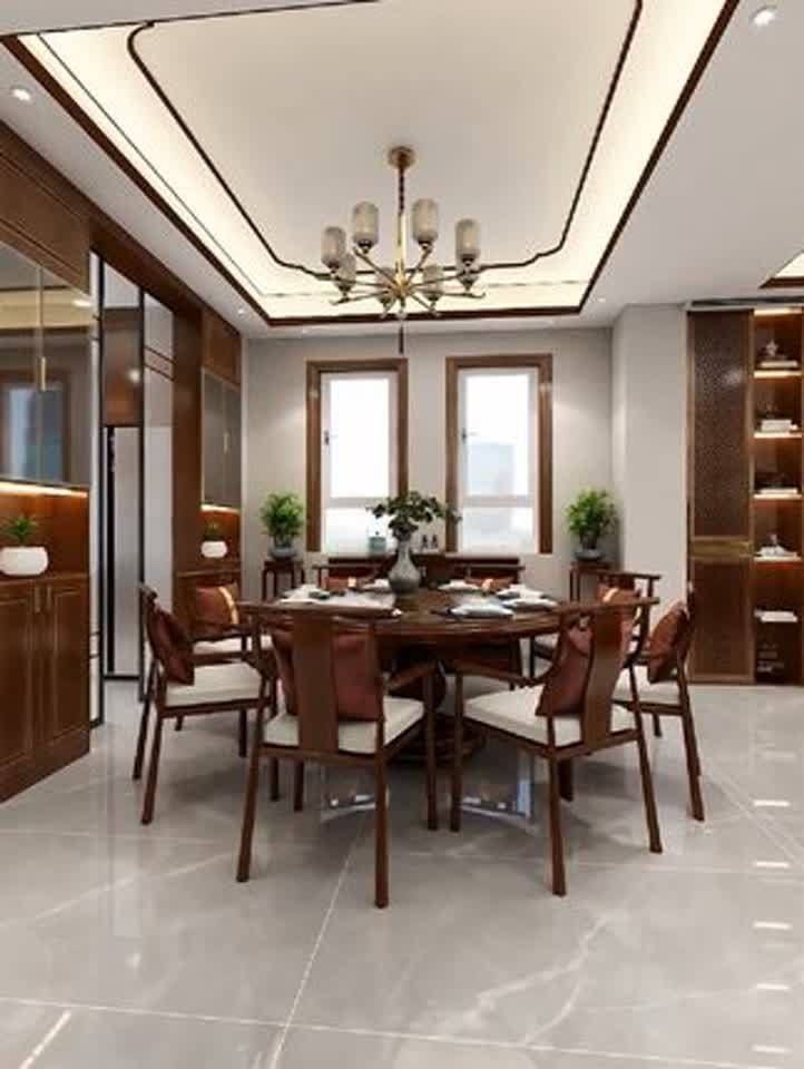 中式装修效果图,看完加喜欢#创作灵感 #新中式 #室内设计 #空间美学 #...