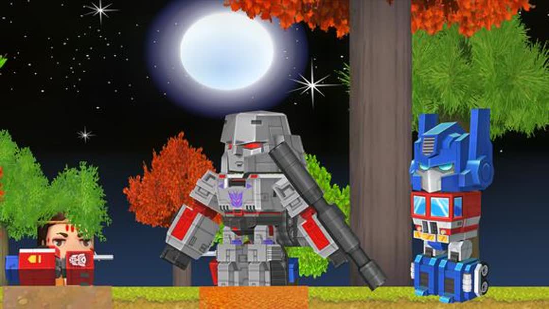 迷你世界动画:擎天柱使用苦肉计,威震天终于踩到了陷阱