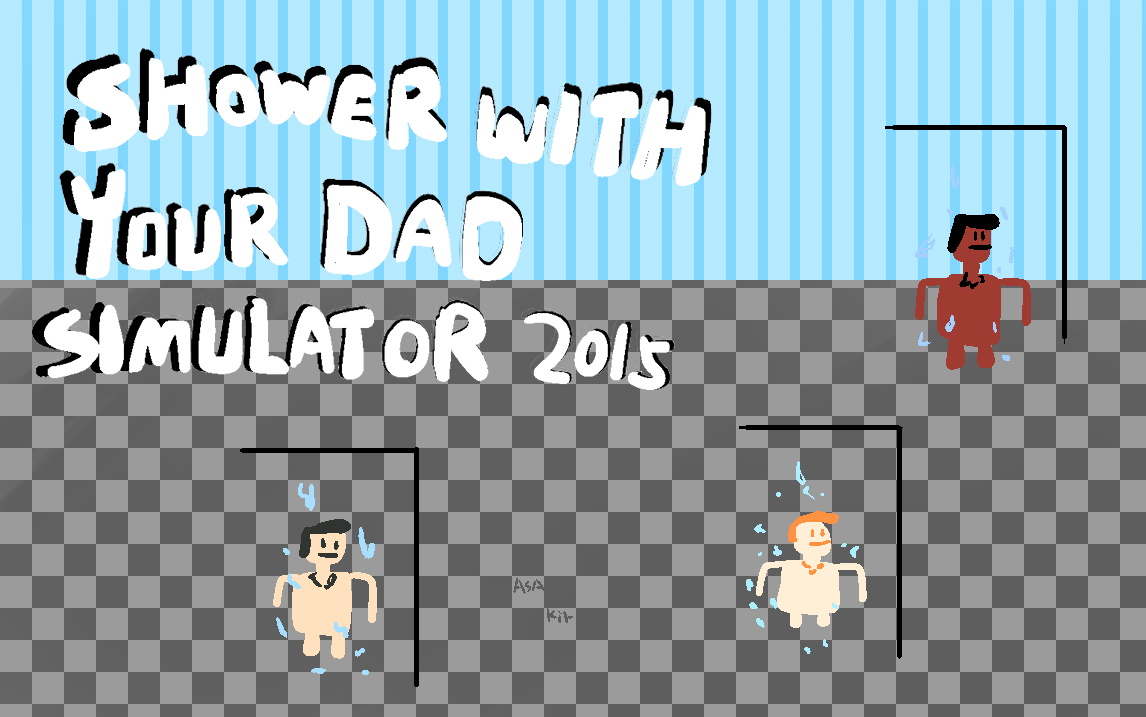 【Asakir今天玩什么】和爸爸洗澡模拟器2015