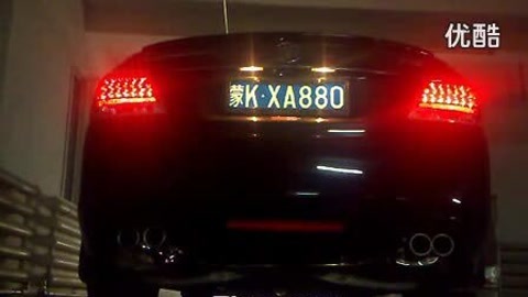 新君越改装四出中尾段排气管 CGW品牌