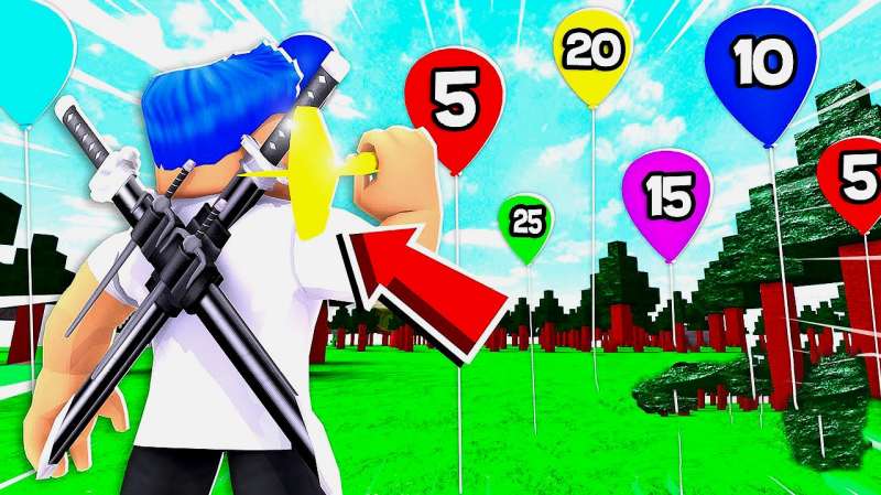 Roblox飞镖模拟器!获得扎气球大赛冠军?面面解说