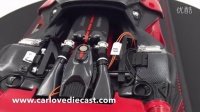 BBR 高端仿真汽车模型 法拉利LaFerrari 2016开盖版 銀色轮毂