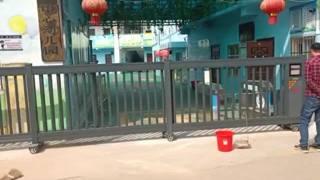 电动伸缩门安装调试完毕,有需要的13971953087