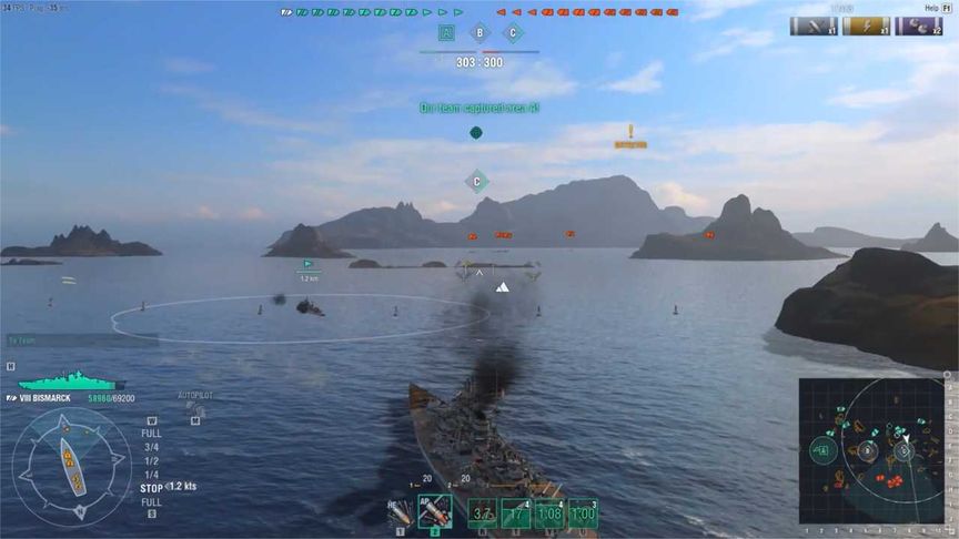 战舰世界 俾斯麦 6 杀 191K 伤害