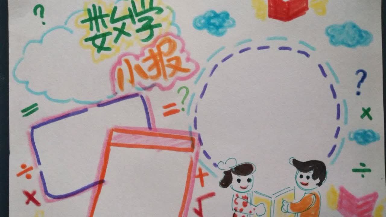 数学小报,手抄报