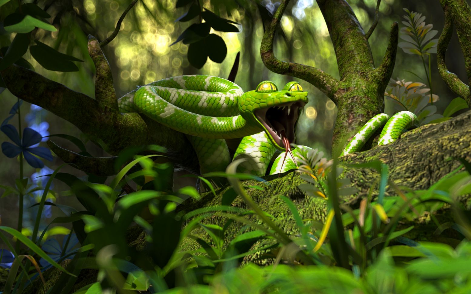 C4D教程-自然丛林环境 -OCtane渲染教程