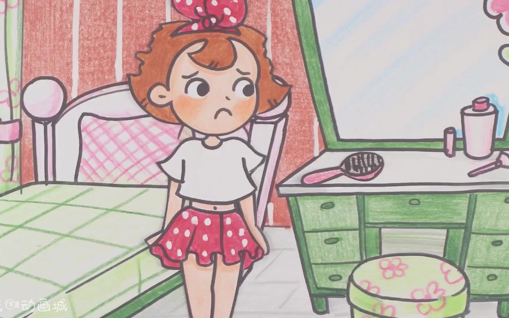 趣味定格动画:大大帮小美设计成漂亮小姐姐,你们喜欢吗?