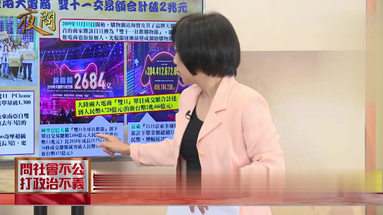 来看看去年双十“两岸”的血拼