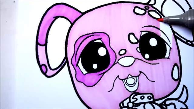 简笔画:绘画可爱的宠物狗狗