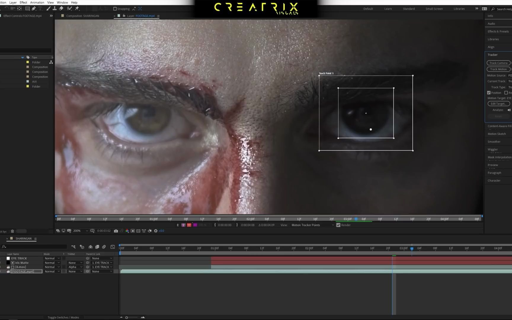 火影忍者螺旋丸血轮眼特效制作教程【AE教程】