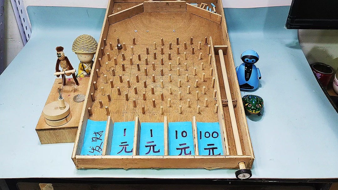 滚珠游戏,今天糗大了,怎么都不中