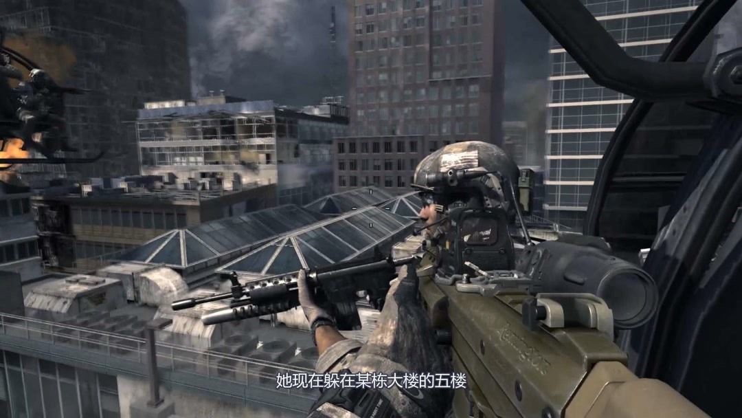 使命召唤8:战友在破门时,被敌军用炸弹炸飞,正好把我砸倒在地