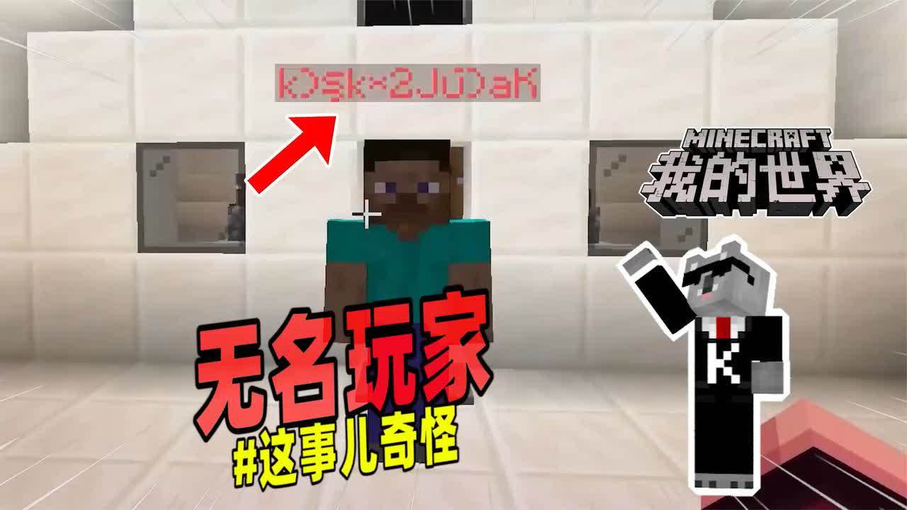 我的世界:游戏里没有名字的玩家,他竟能删掉服务器!