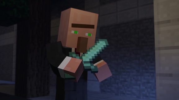 我的世界Minecraft短片 绿宝石交易