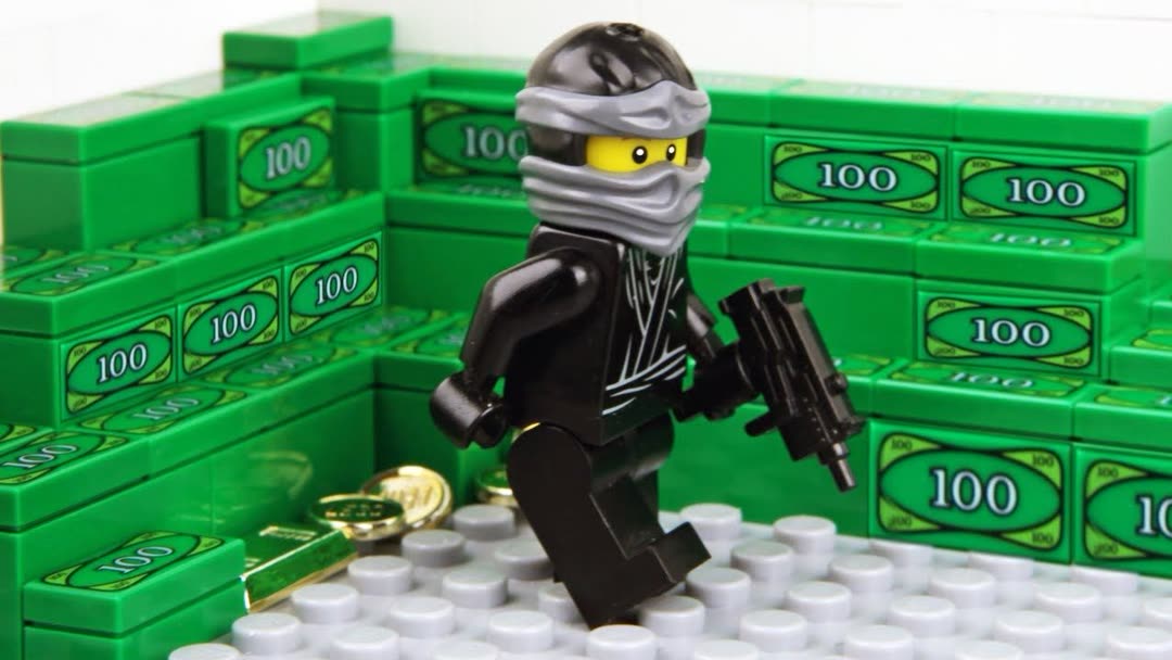 乐高定格动画:超酷,武装到牙齿的警察