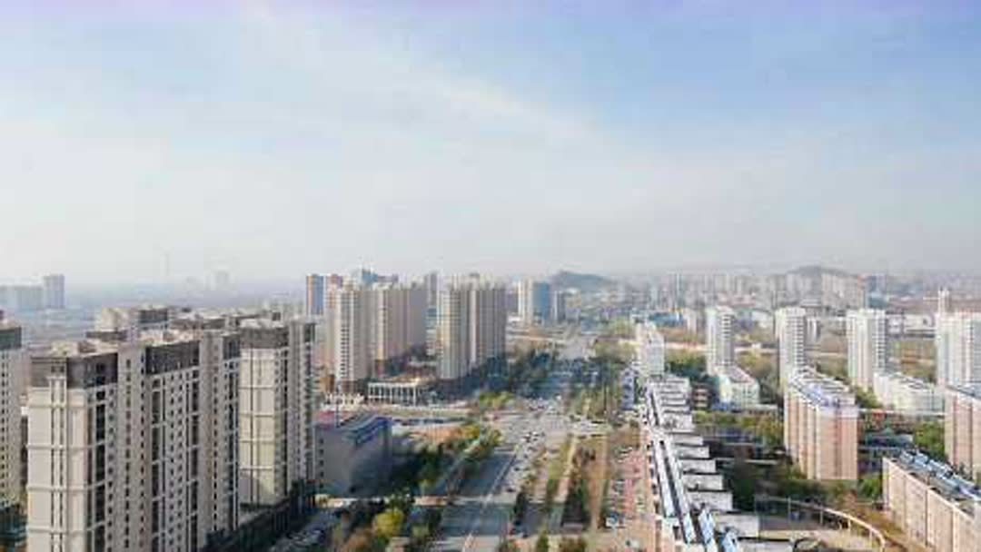 无人机航拍张家口主要街道纬三路,张家口经济新的增长点