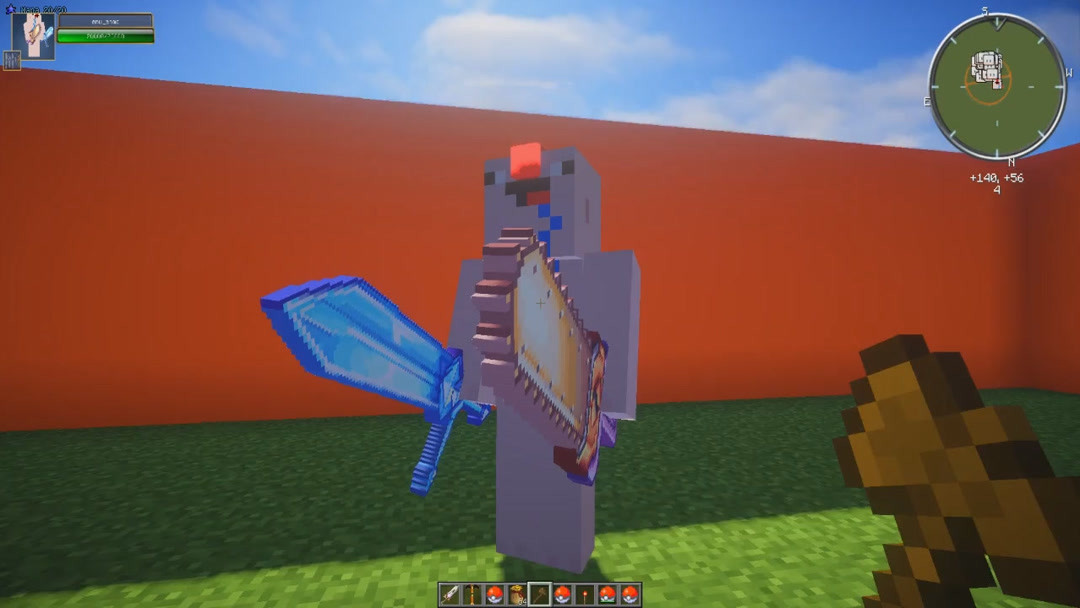 我的世界1个暗墨vs100个小学生 暗墨解说vs系列