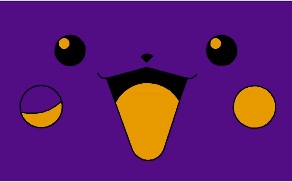 【Python-turtle】谓之太一的皮卡丘