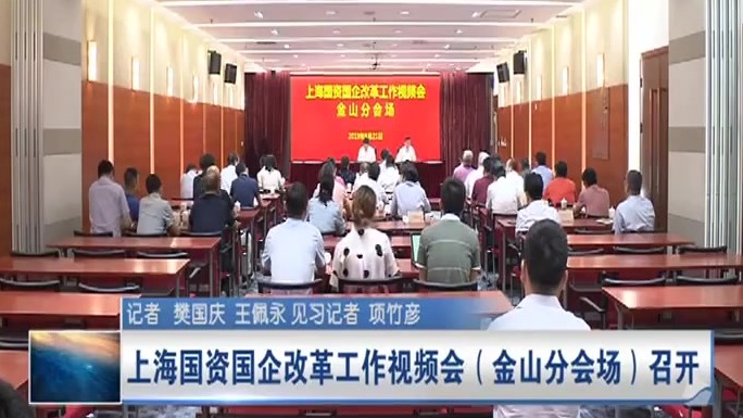 上海国资国企改革工作视频会(金山分会场)召开