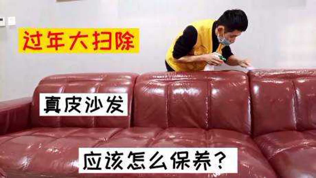 过年大扫除,皮沙发怎么保养,小哥教给大家家庭版教程,很实用!