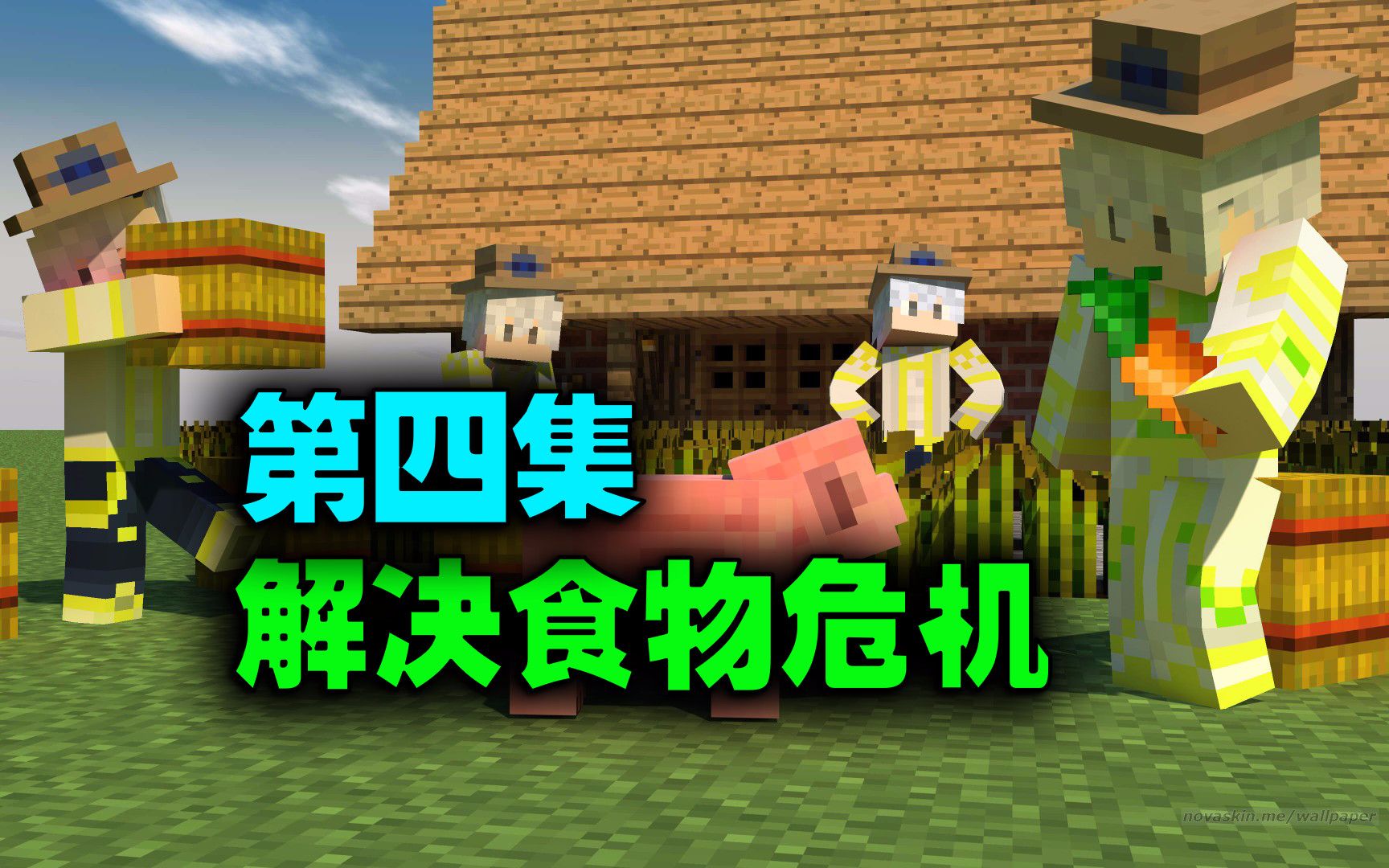 【我的世界幻梦】钻石大陆#4:造农田!解决食物危机~