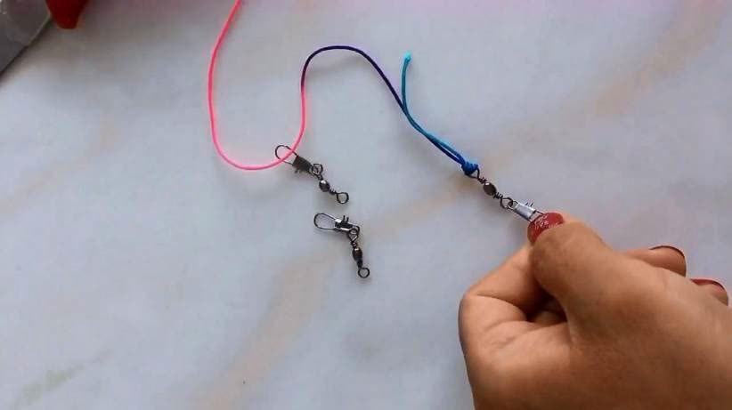 钓鱼技巧,八字环连接器最快速的连接方法