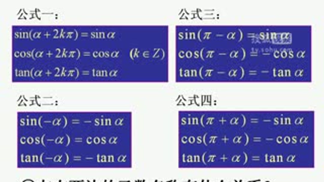 《三角函数的诱导公式(1)》程营队